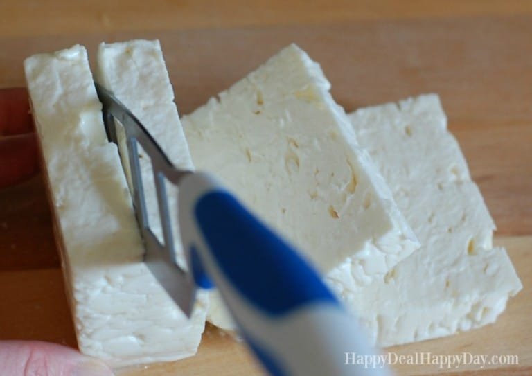 Healthy Pan Seared Feta Cheese Salad Recipe - Happy Deal - Happy Day!