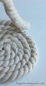 Easy DIY No Sew Rope Bowl - Happy Deal - Happy Day!