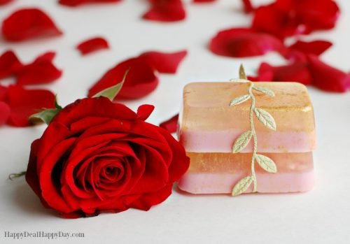 Easy Melt & Pour Rose Scented Soap Recipe - Happy Deal - Happy Day!