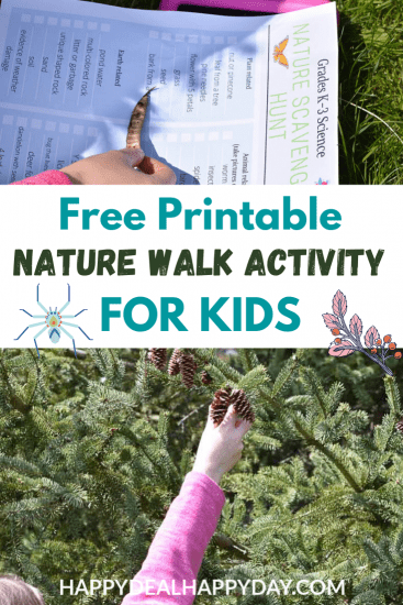 Nature Walk Activity for Kids - Happy Deal - Happy Day!