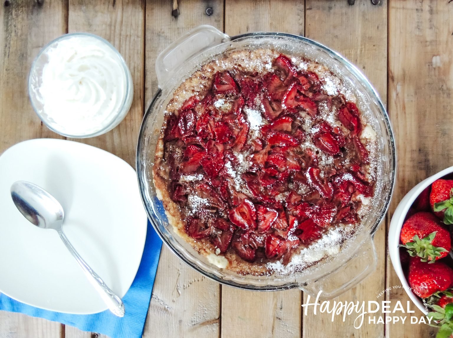 Strawberry Spoon Cake Recipe - Happy Deal Happy Day!