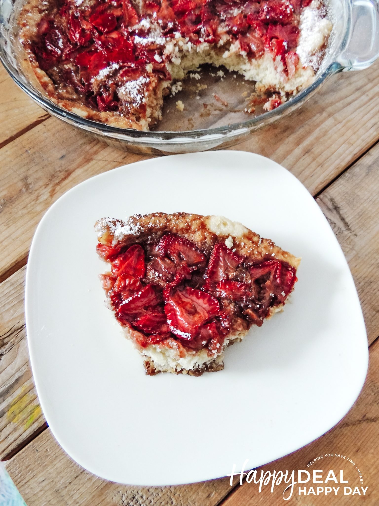 Strawberry Spoon Cake Recipe - Happy Deal Happy Day!